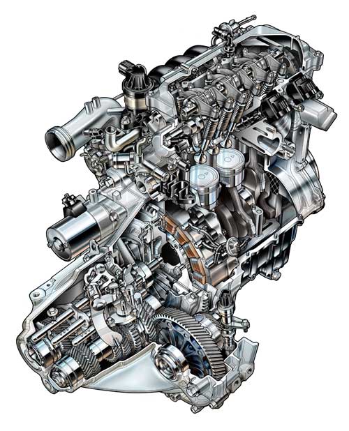 Cutaway drawing of pinto engine? - CHIT CHAT - Old Skool Ford