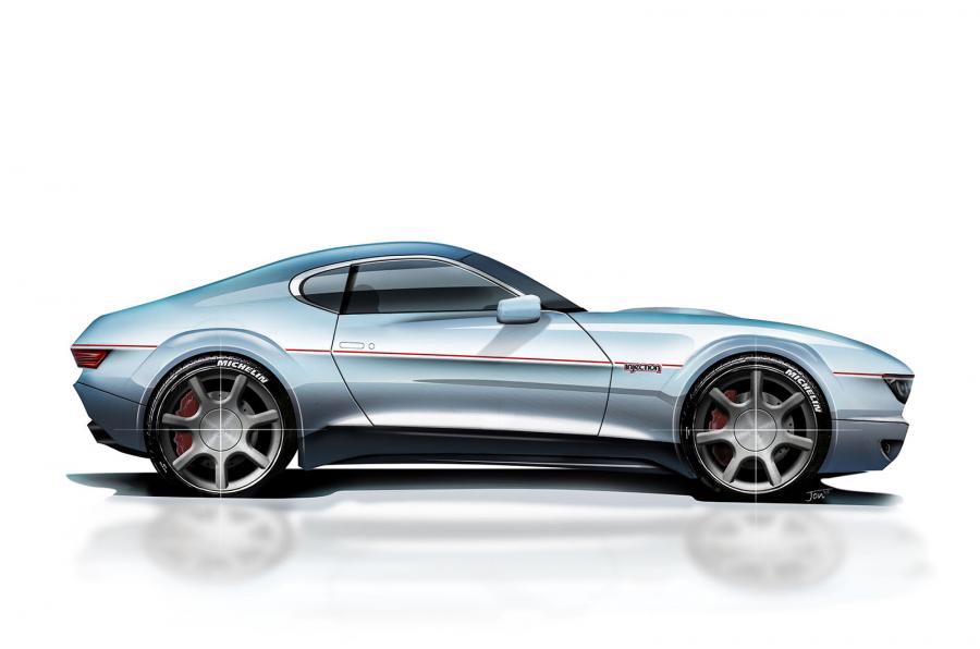 Capri mk4 design sketch - OLD SKOOL FORD CHAT - Old Skool Ford