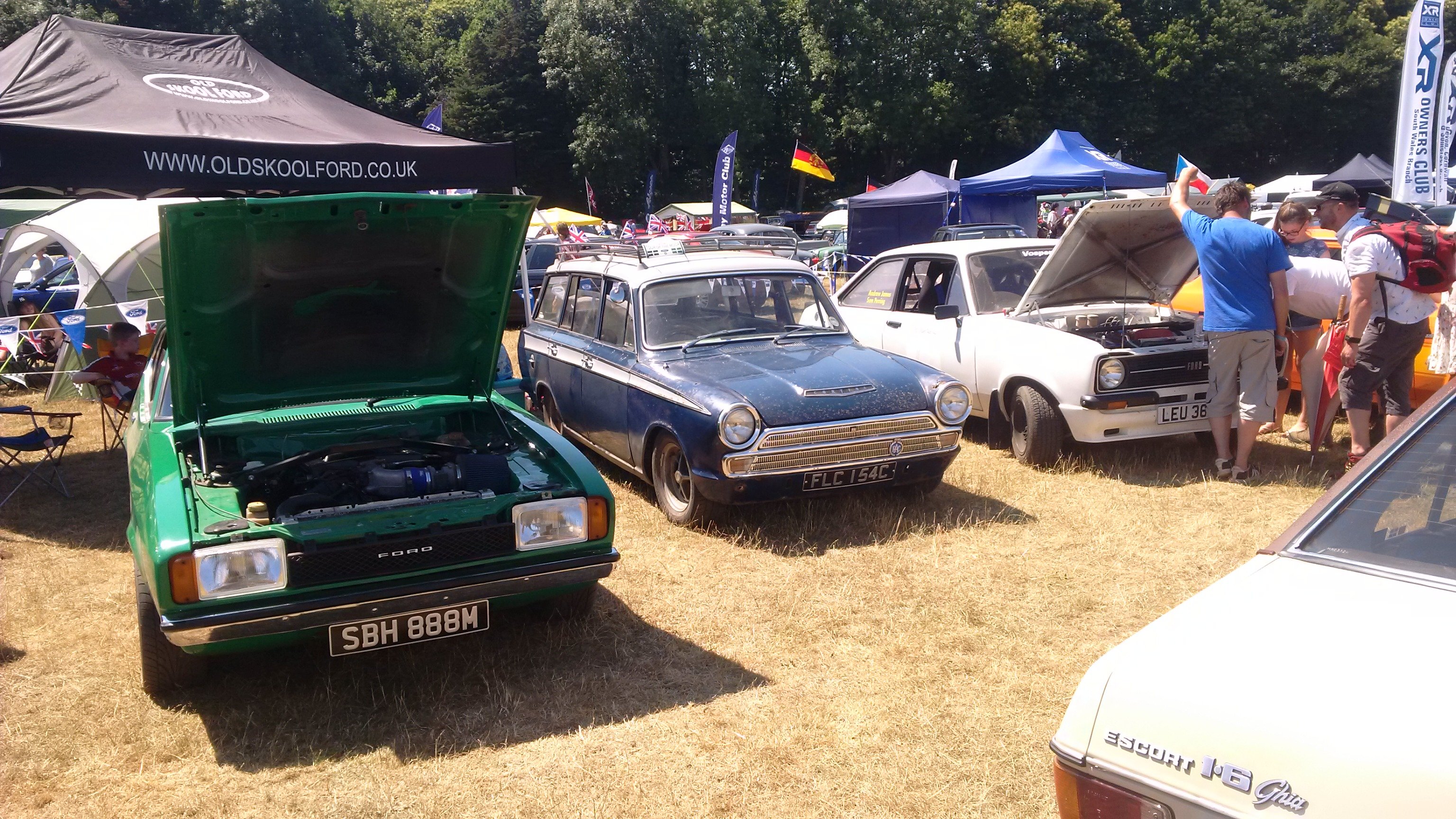 Powderham Historic Vehicle Gathering 2018 - EVENT REPORTS - Old Skool Ford