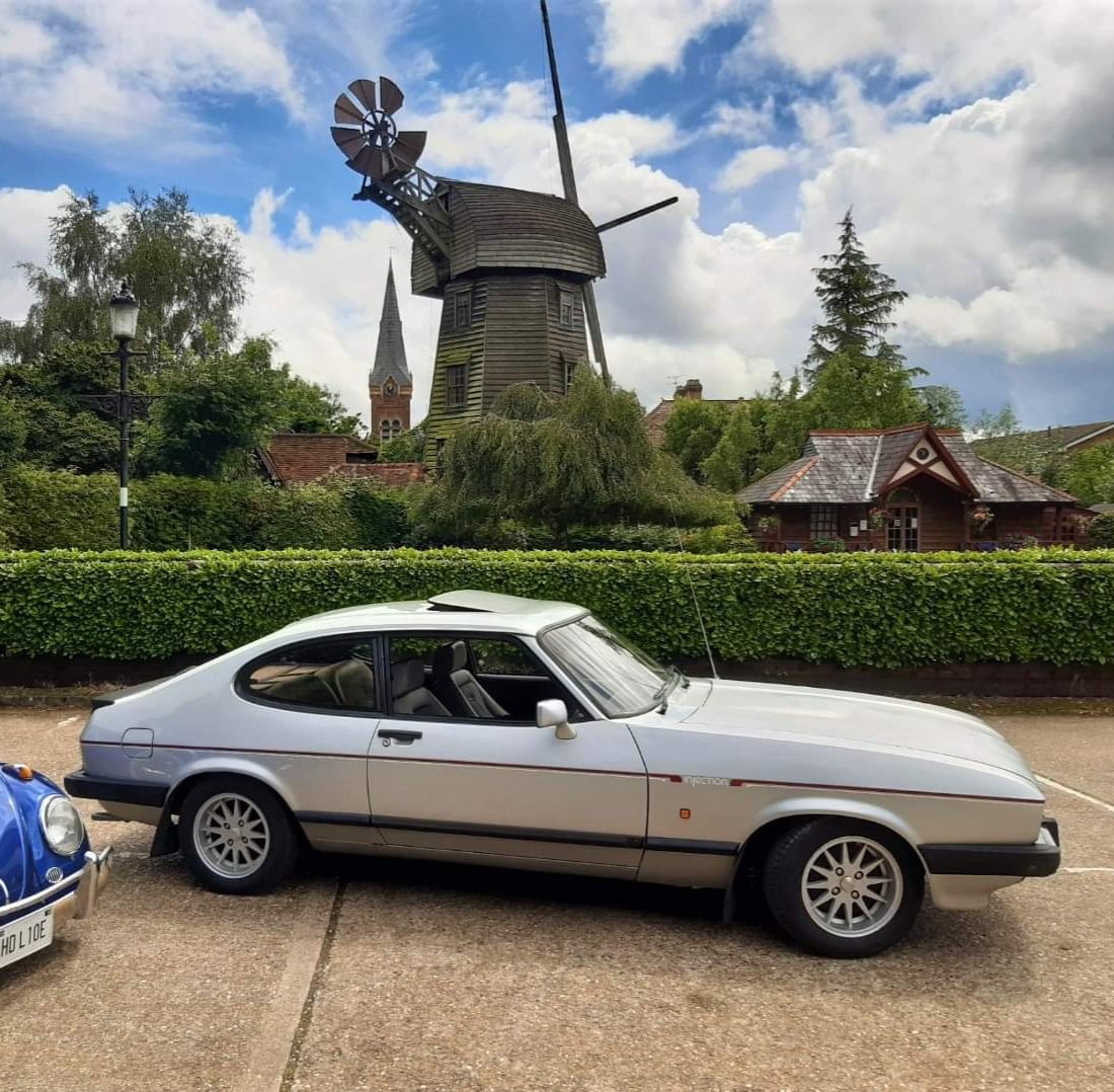Silver Capri 2.8i CAP28Y, Ashford, Surrey 21/01/22 - STOLEN OLD SKOOL ...